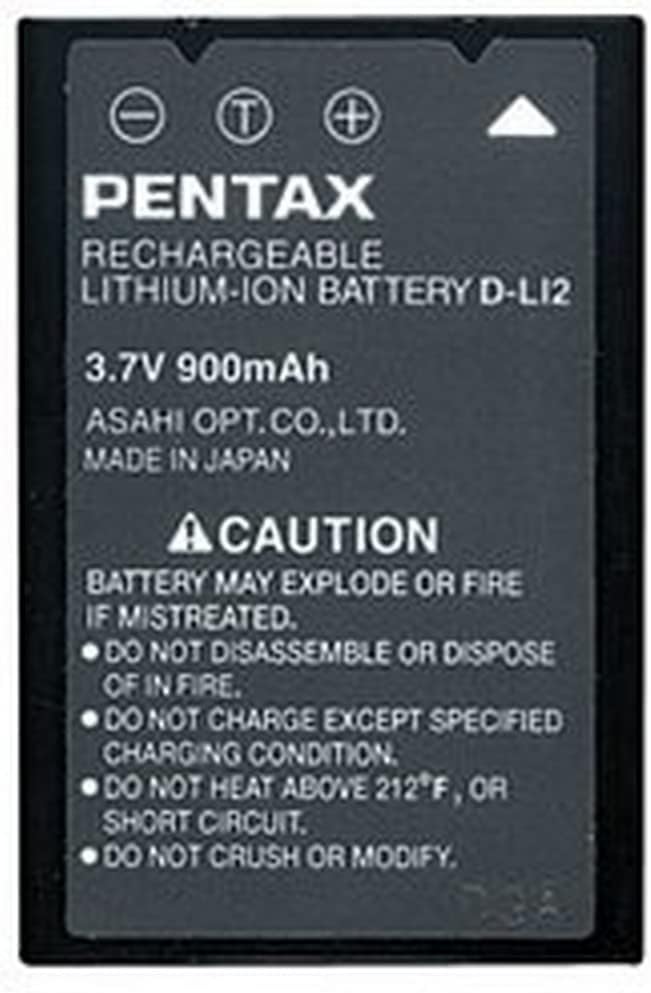 Amazon.com: Pentax D-LI2 Rechargeable Lithium-ion Battery Pack for ...