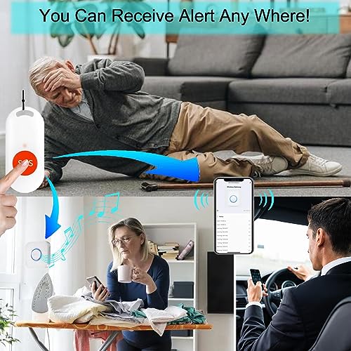 Snapklik.com : WiFi Smart Wireless Caregiver Pager Call Button System