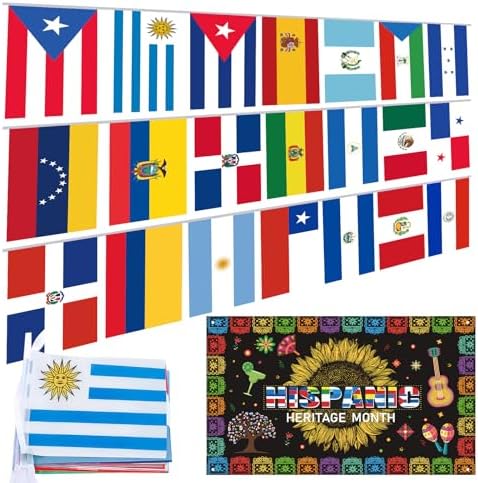 Amazon.com: Hispanic Heritage Month Decorations 21pcs Latin America ...