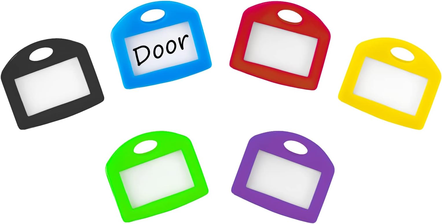 Amazon.com : Uniclife 12 Pcs Key Cap Tags 1 Inch Key Covers Protectors ...