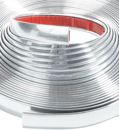 UBOG 25FT Chrome Trim Molding - 1/2" Automotive Chrome Trim for Car ...