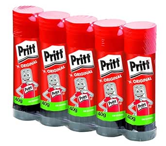 Amazon.com: Pritt Glue Stick 40g Tray c/5u : Arts, Crafts & Sewing