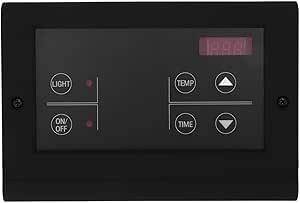 Amazon.com : Sauna Temperature Controller, Wall Mount Sauna Control ...