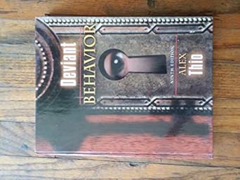 Deviant Behavior (9th Edition) (MySearchLab Series): Thio, Alex: 9780205512584: Amazon.com: Books