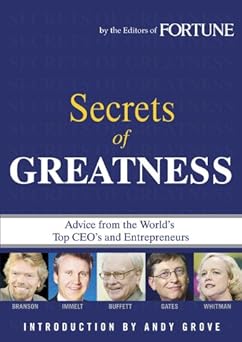 Fortune: Secrets of Greatness: Editors of Fortune Magazine ...