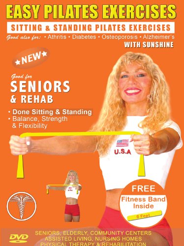 Amazon.com: Seniors Easy Pilates Exercises & Pilates Bands Exercise DVD ...