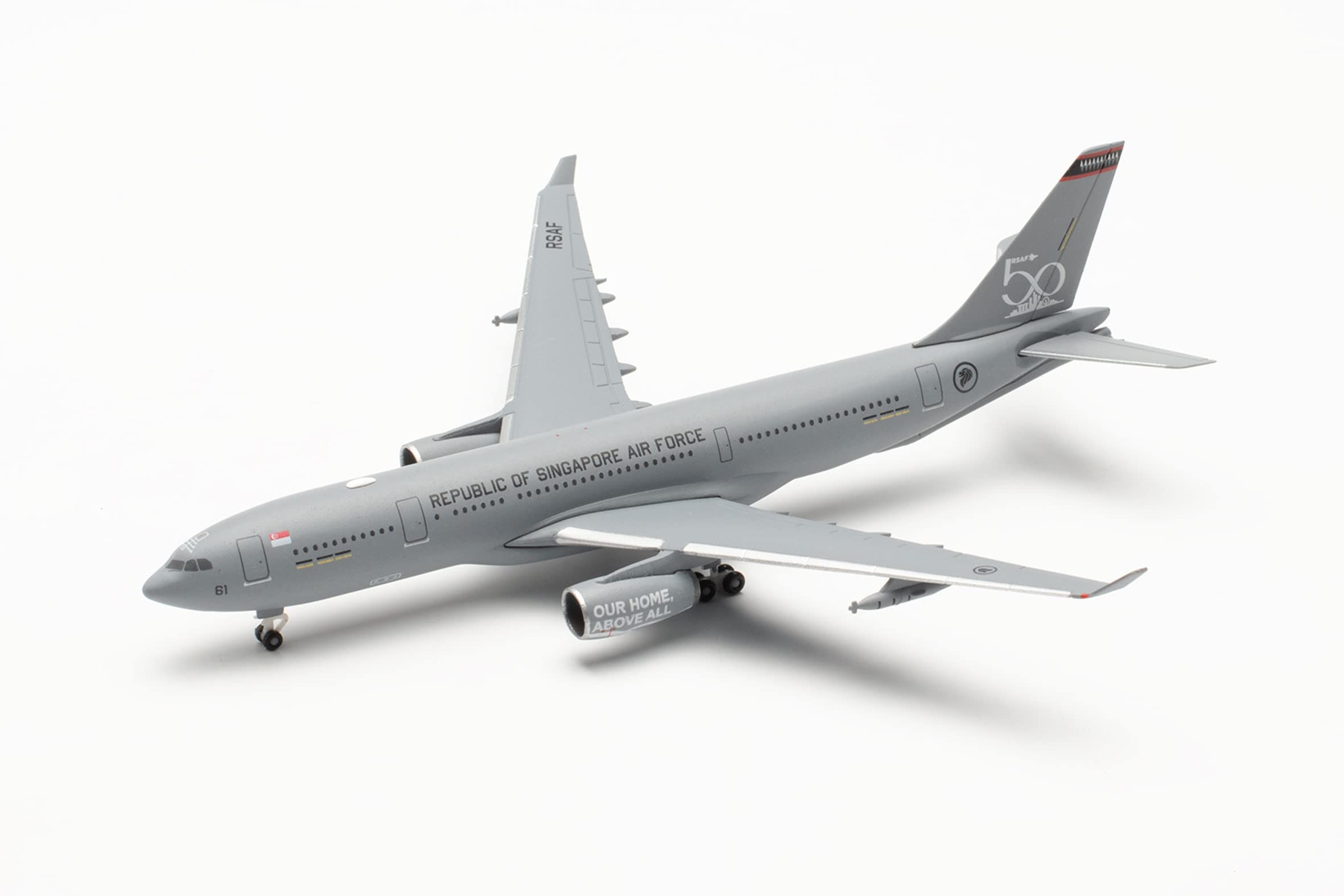 herpa 536745 Airbus Airplane Republic of Singapore Air Force A330 MRTT ...