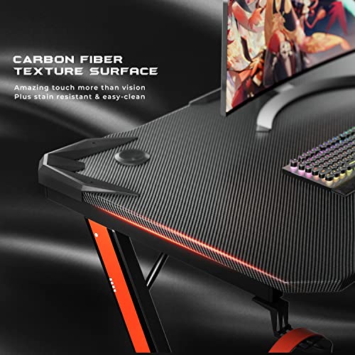 Snapklik.com : Greesum Gaming Desk 44 Inch Home Office Computer Table