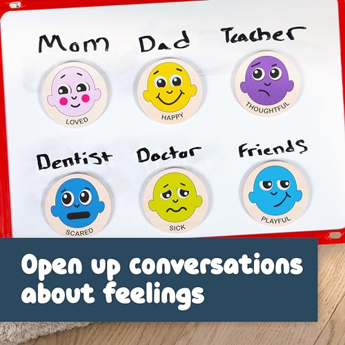 Snapklik.com : SPARK & WOW Wooden Magnets - Emotions - Set Of 20 ...