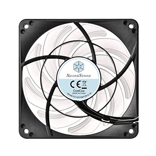 SilverStone Technology Slim 120mm Addressable RGB Fan with 15mm Thin ...