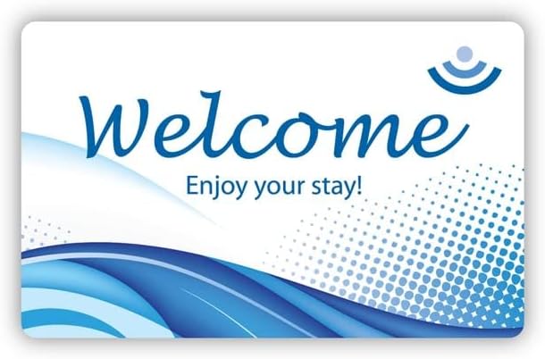 Amazon.com : Hotel & Motel Popular WELCOME Key Cards - Smart Entry ...