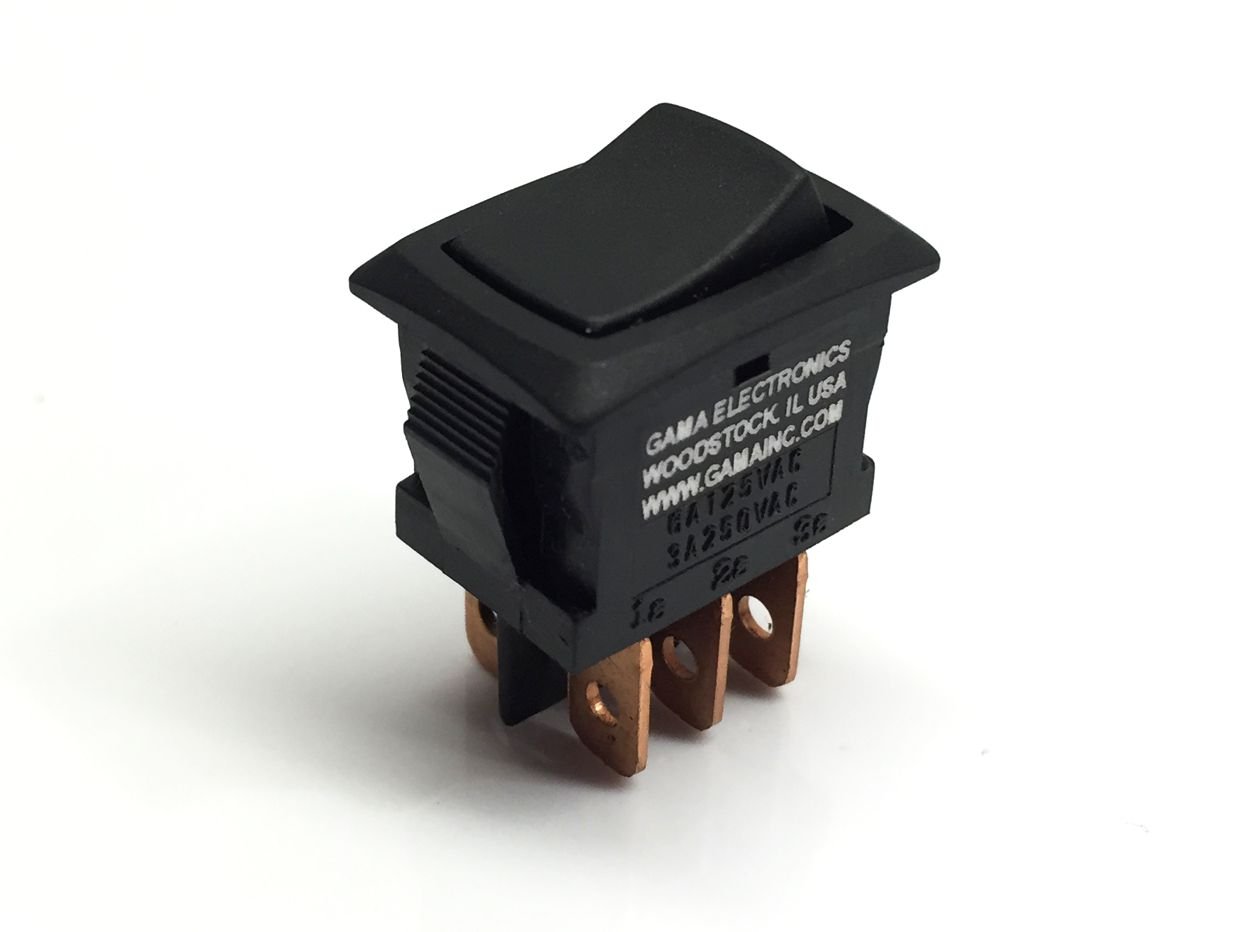 Mini 2 Position Double Pole On-On Rocker Switch DPDT: Wall Light ...