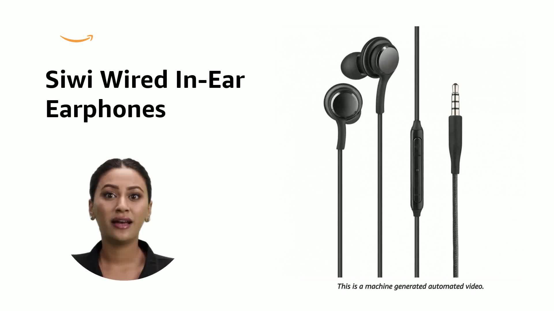 Watch Siwi Wired In-Ear Earphones Overview on Amazon Live