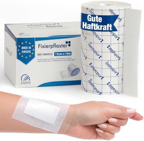 Fixierpflaster Rolle 10cm x 10m – hautfreundliches Wundpflaster ...