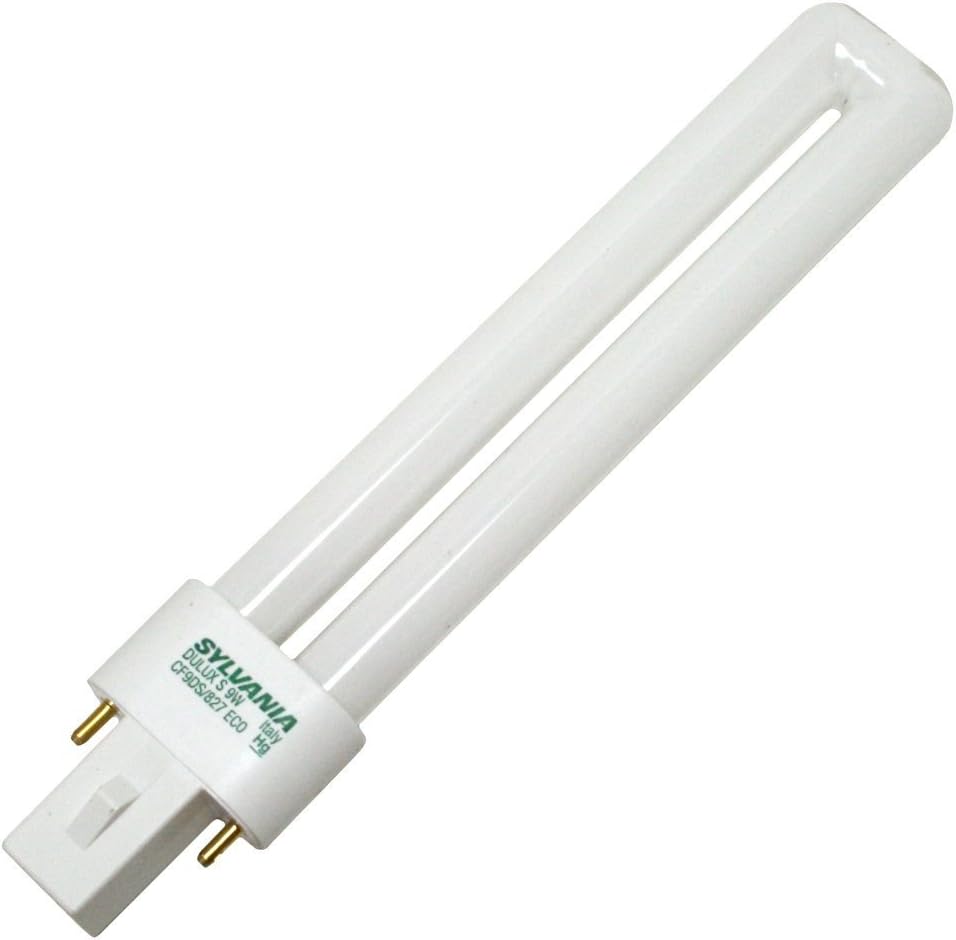 LEDVANCE Sylvania 21272 Compact Fluorescent 2 Pin Single Tube 2700K, 9 ...