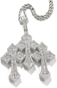 Generic Custom Iced Out Cross Pendant | Rapper HipHop Jesus Pendant ...