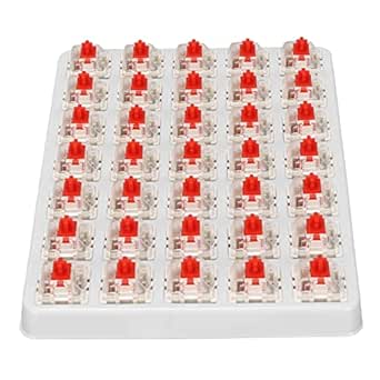 Amazon.com: Red Switch, 3 Pin Linear Mechanical Keyboard Switch ...