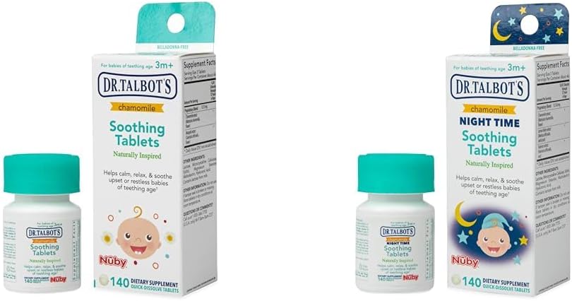 Amazon.com: Bundle of Dr. Talbot's Chamomile Soothing Tablets, Quick ...