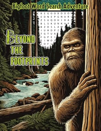 Beyond The Footprints – Bigfoot Word Search Adventure: Large Print ...