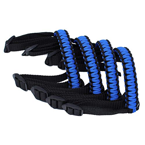 Amazon.com: BubbasGarageTv - Paracord Grab Handles for Jeep Wrangler JL ...