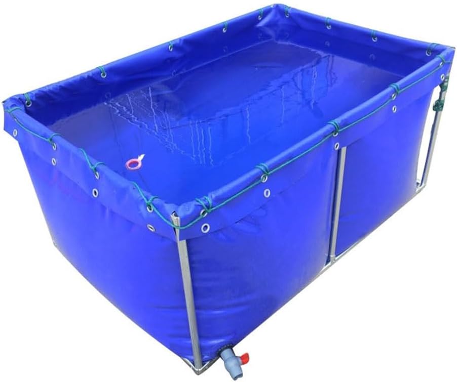 Amazon.com : Pool Above Ground, Canvas Bracket Fish Pond Square Folding ...