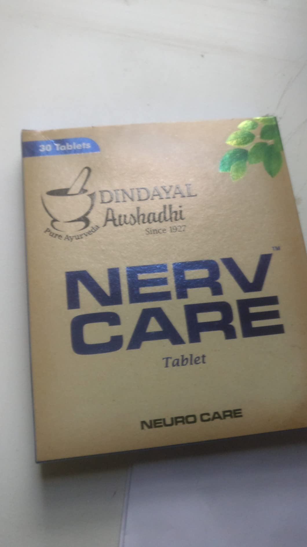 Dindayal Aushadhi Nervcare Tablet - 60Tablets | Ayurvedic Nerve Pain ...