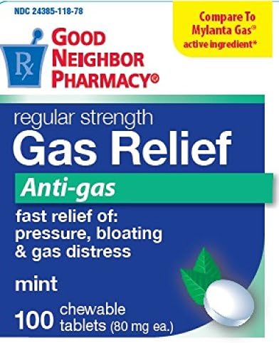 Amazon.com: Good Neighbor Pharmacy Gas Relief 100ct Chewable Tablets ...