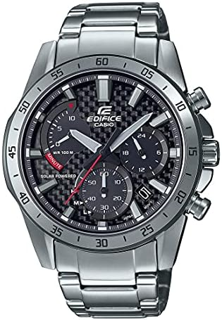 Casio Edifice EFV-C100D-1AVDF Black Analog-Digital Dial Silver ...
