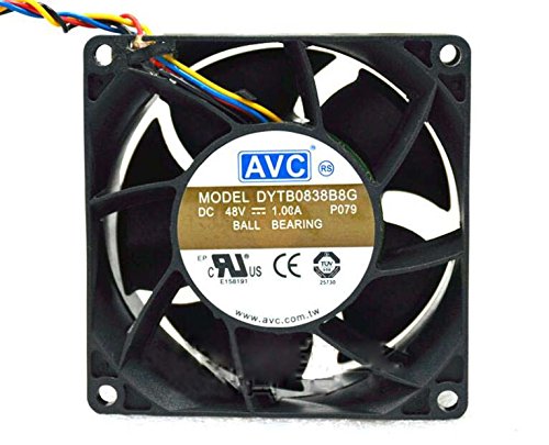 Amazon.com: 80x80x38mm DYTB0838B8G 48V 1.0A 4Wire 8cm Cooling Fan : 電子