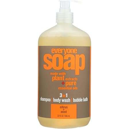 Amazon.com : Everyone 3-in-1 Soap, Body Wash, Bubble Bath, Shampoo, 32 ...