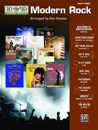 10 for 10 Sheet Music - Modern Rock: Easy Piano Solos - Kindle edition ...