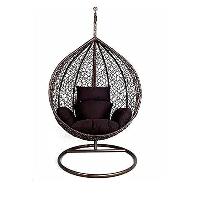 INDIAN LOOM CRAFTS Hammock Swing for Balcony Hanging Chair Without ...
