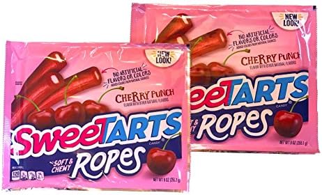Amazon.com : Sweet Tarts Soft & Chewy Ropes Pack of 2 : Grocery ...
