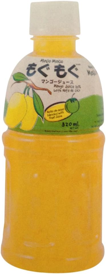 Amazon.com : Mogu Mogu Juice with Nata De Coco, Lychee, 64.92 Ounce ...