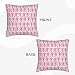 Amazon.com: Qesimlt Pink Rabbit Monkeys Pillow Case Square Soft ...