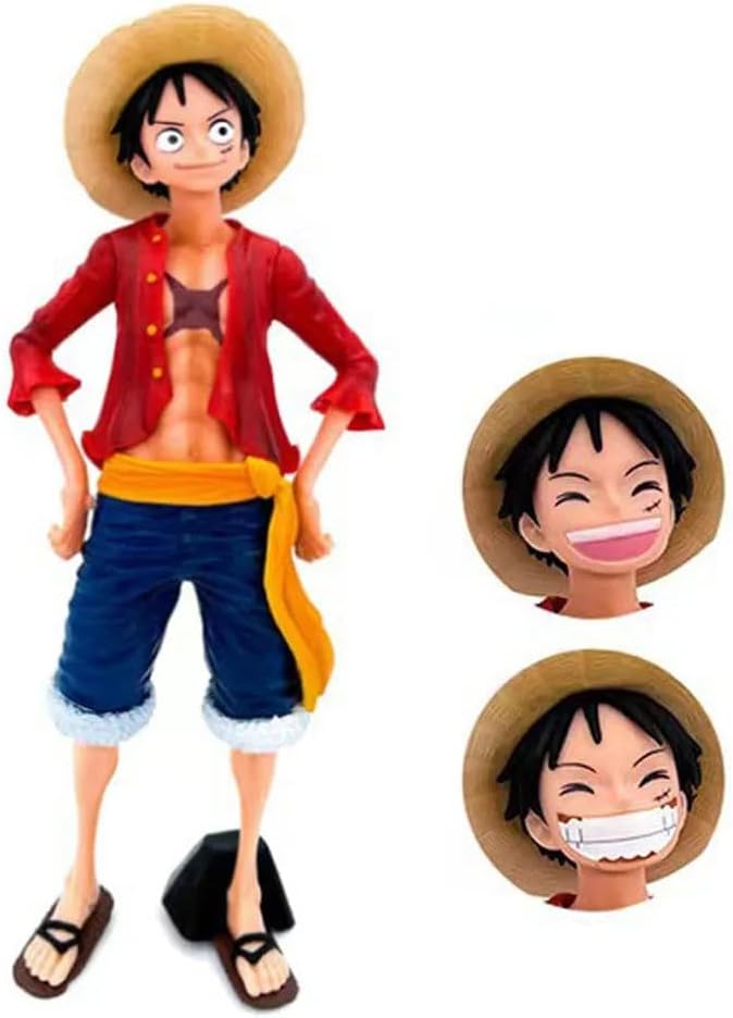 Buy DECOR SPIRIT 27cm One Piece Luffy 3 Face Change Standing Action ...