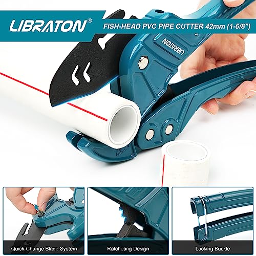Snapklik.com : Libraton Fish-Head PVC Pipe Cutter, Up To 1-5/8 ...