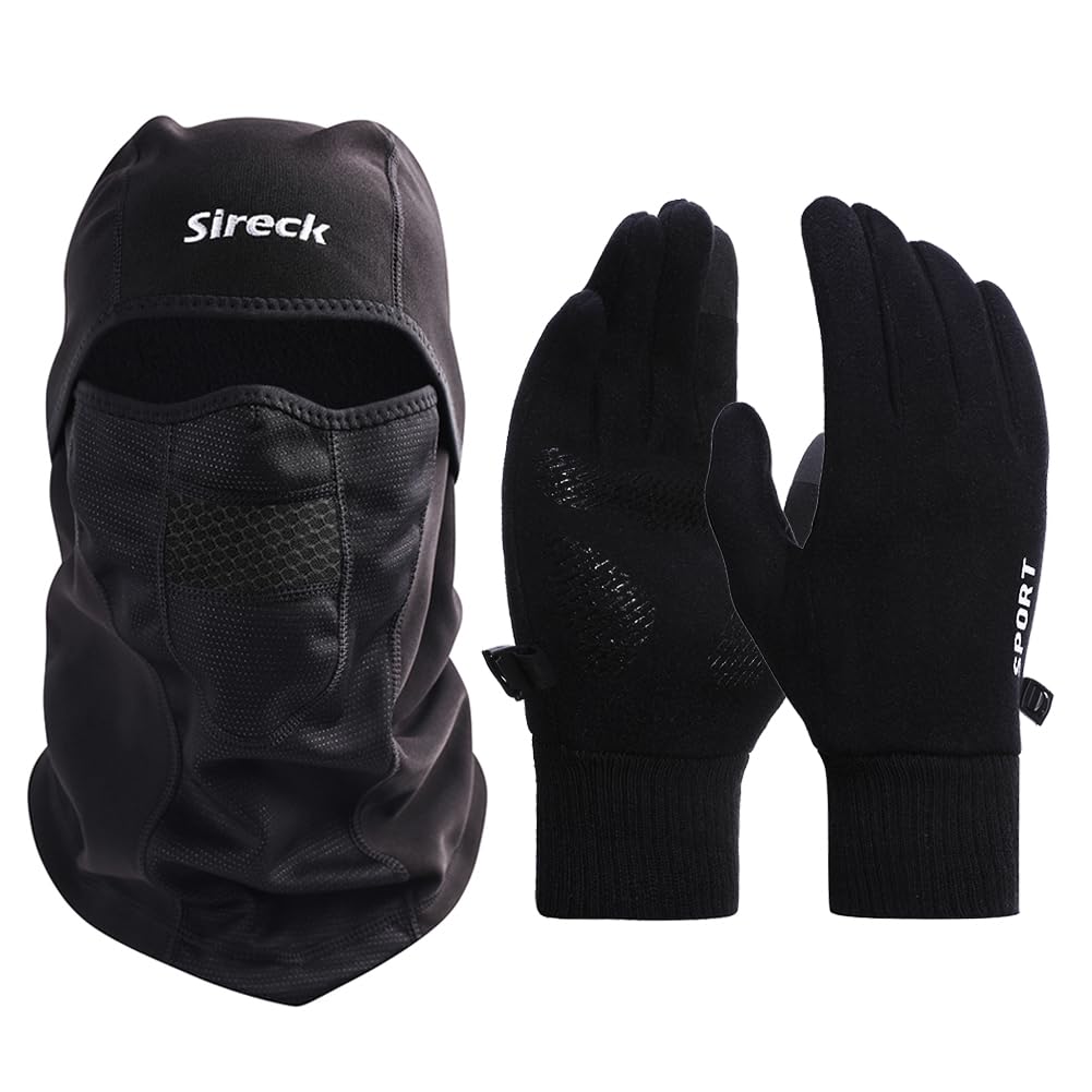 Amazon.com: Sireck Cold Weather Balaclava Ski Mask Waterproof Fleece ...