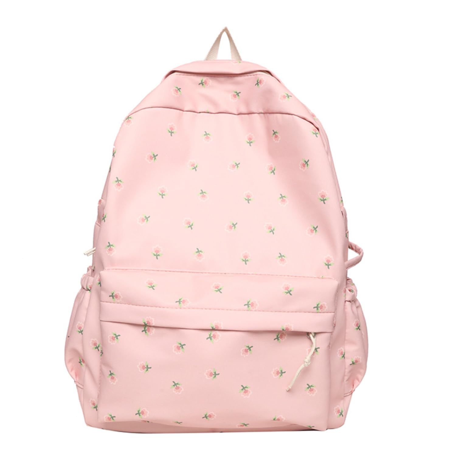 Amazon.com | MININAI 2025 Kawaii Floral Print Backpack with Pendant ...
