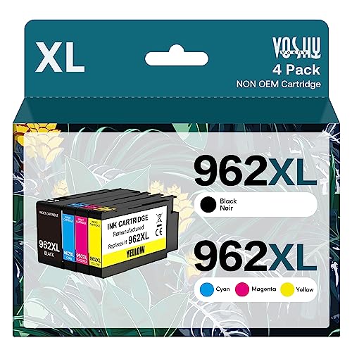 962 XL Compatible for HP 962XL Ink Cartridge Combo Pack High Yield ...