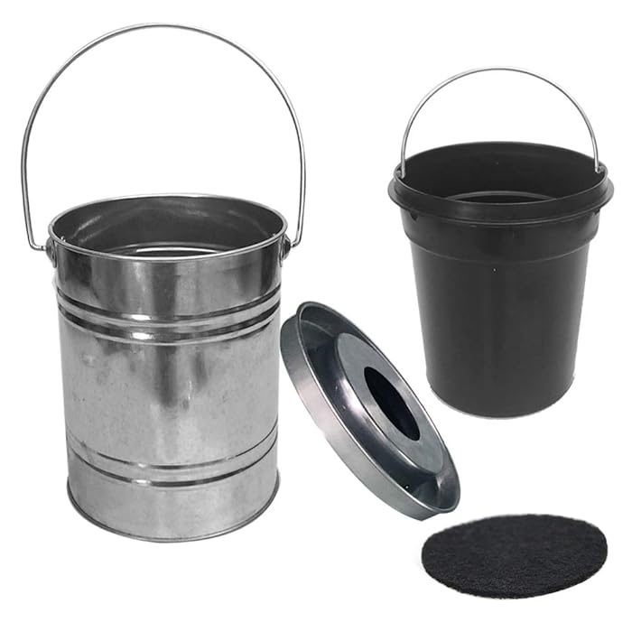 Buy Kitchen Compost Bin Stainless Steel Gallon Kitchen Countertop Trash ...