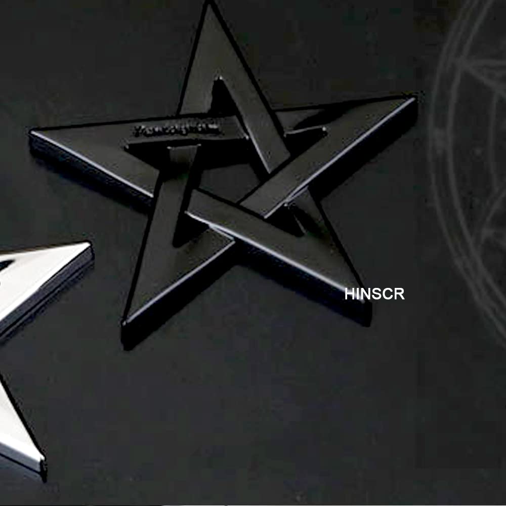 Snapklik.com : HINSCR Star Car Emblem Pentacle Metal Badge Decal ...