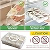 Amazon.com | LOLEDE Divided Serving Tray with Lid and Handle, Snackle ...