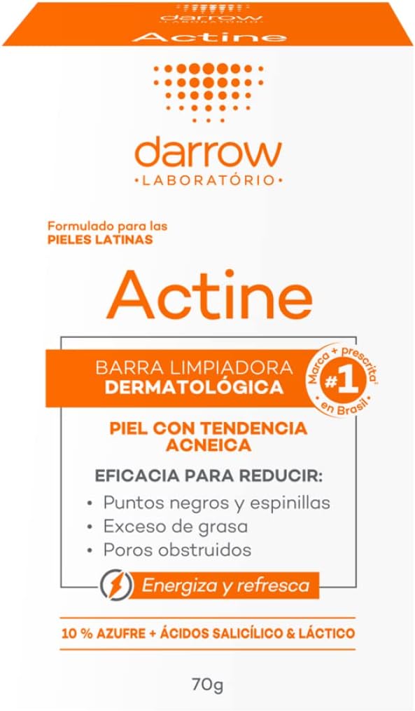 Darrow Actine, Barra Limpiadora con Vitamina C, Piel Grasa : Amazon.com ...