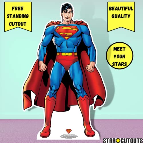 Star Cutouts SC4254 Superman Comic Style Small Cardboard Cutout – BigaMart