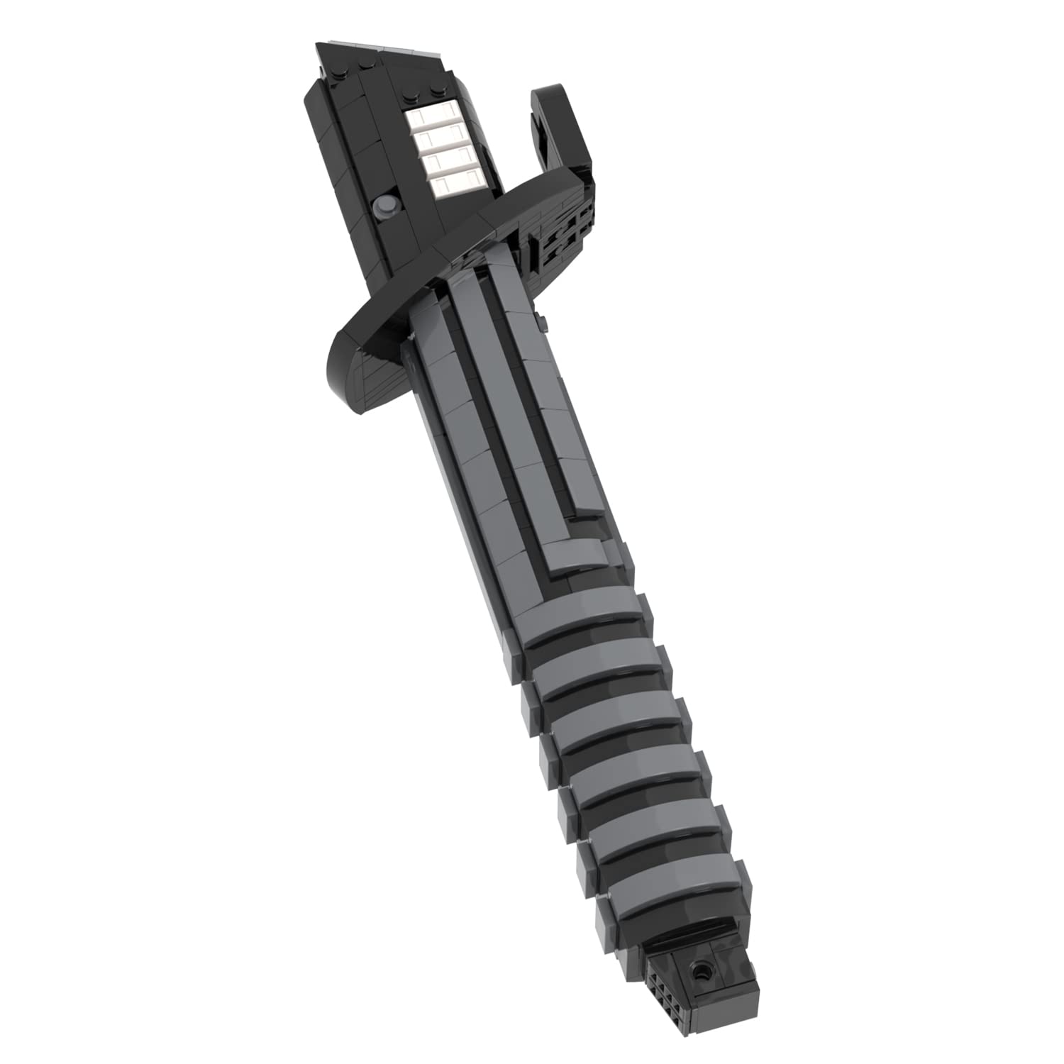 Amazon.com: MOOXI-MOC Space Wars Mandalorian Darksaber Lightsaber Hilt ...