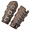 HiiFeuer Medieval PU Leather Buckle Arm Bracers, Knight LARP Retro ...
