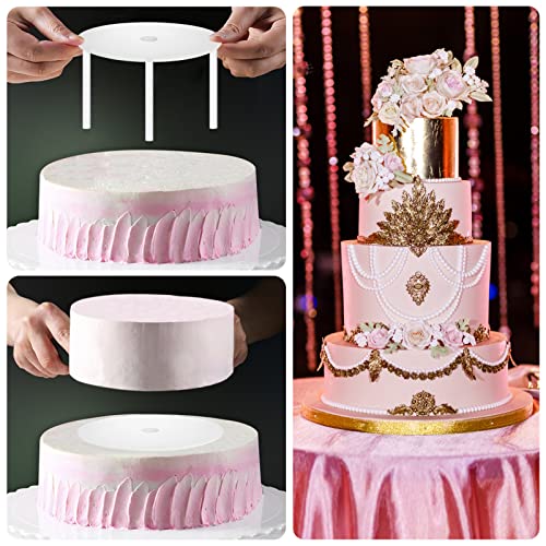 Cake Dowels for Tiered Cakes, 18 Pcs Thicken Cake Dowels Rods (24cm ...