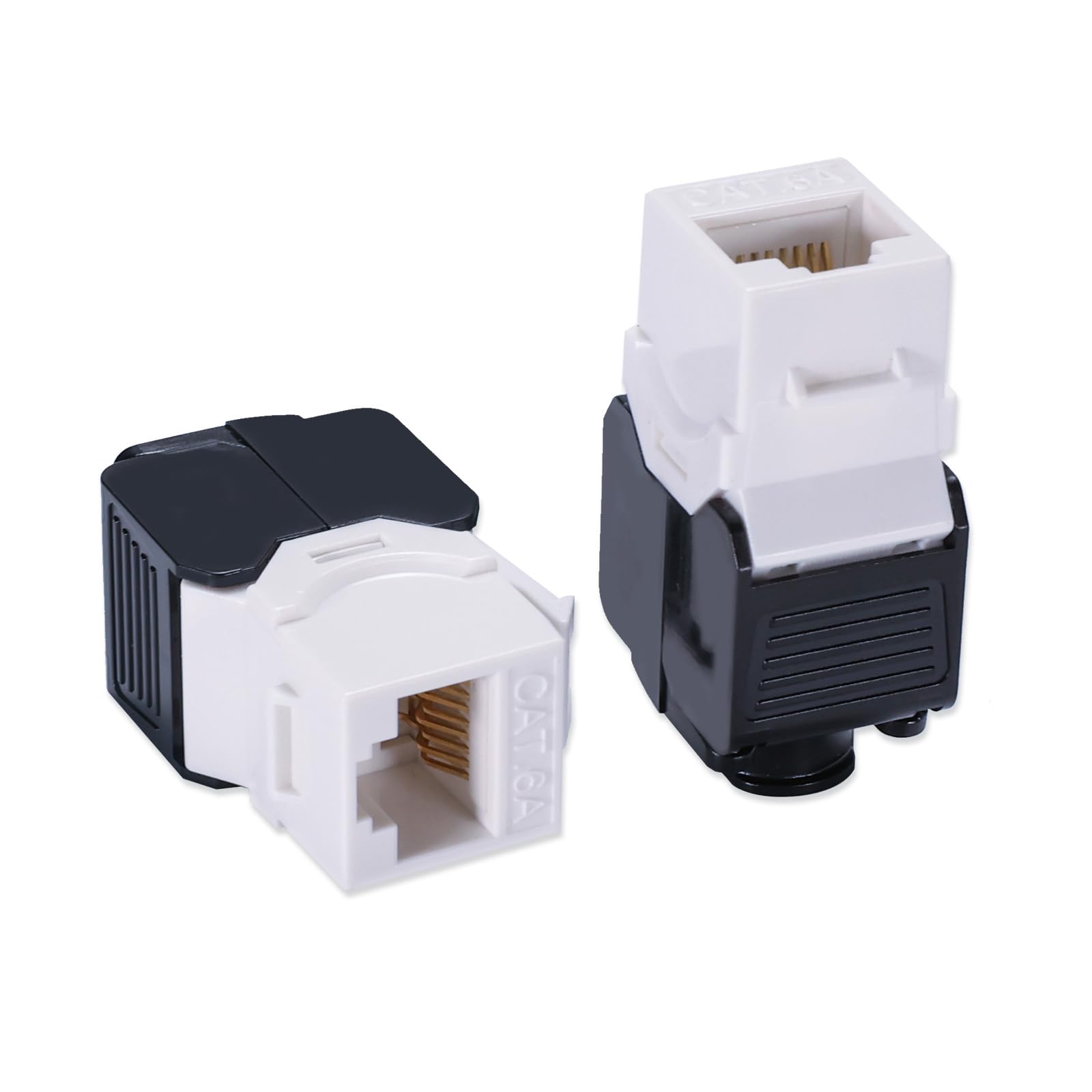 Snapklik.com : 20pcs Cat6a RJ45 Connectors, 10GBase-T UTP RJ45 Female ...