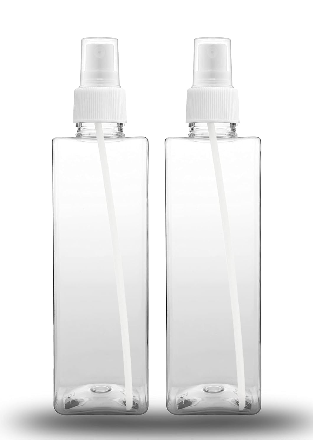 ikis Square Refillable Transparent Plastic Spray Bottle|Fine Mist Spray ...